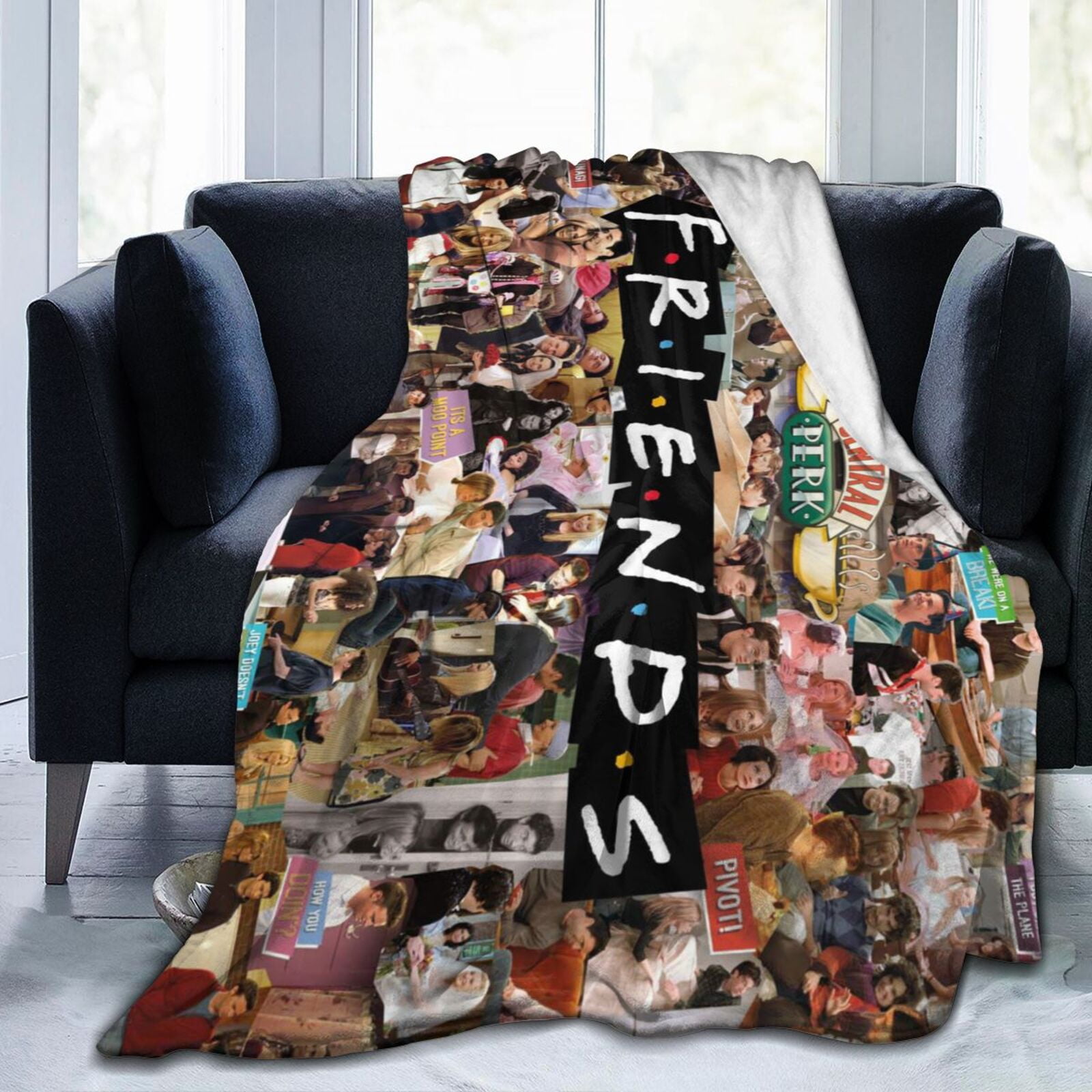 Friends Tv Show Throw Blanket 60"X50" Soft Flannel Lightweight Plush ...