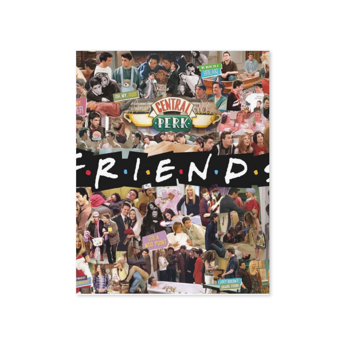 Friends Tv Show Unframed Posters Canvas Art Posters Cartoon Posters ...
