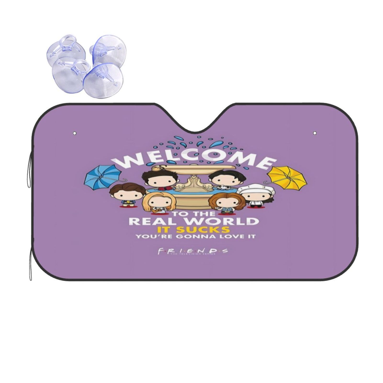 Friends Tv Show Windshield Sun Shade Front Protector Folding Car Sun ...