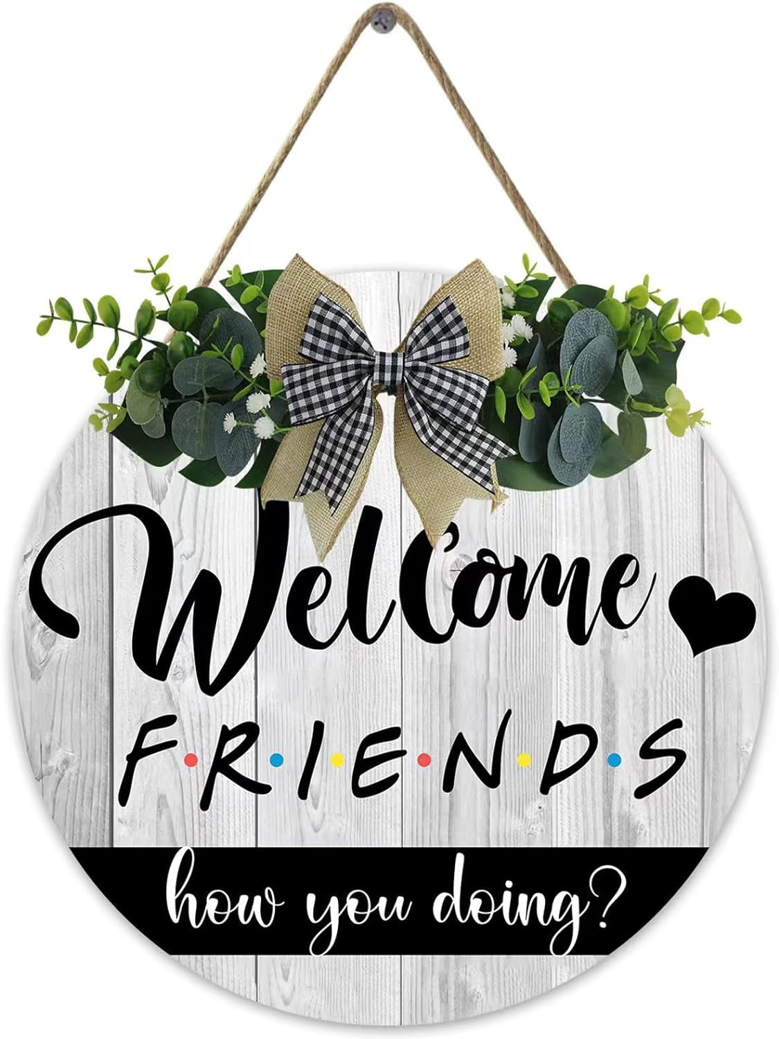 Friends Welcome Sign for Front Door,Friends TV Show Merchandise,Friends ...
