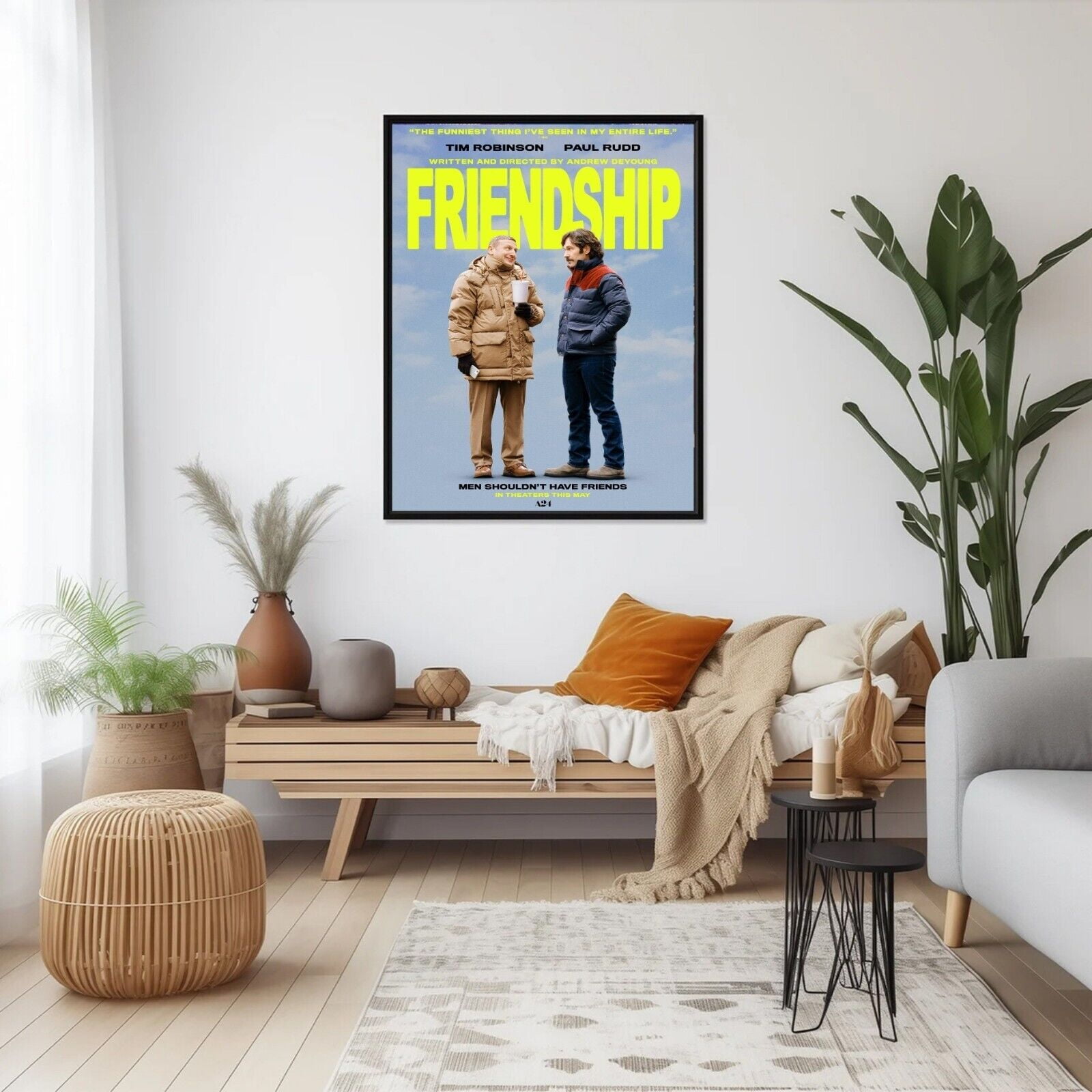 Friendship (2025) Movie Poster & Canvas, Modern Room Decorative Arts ...