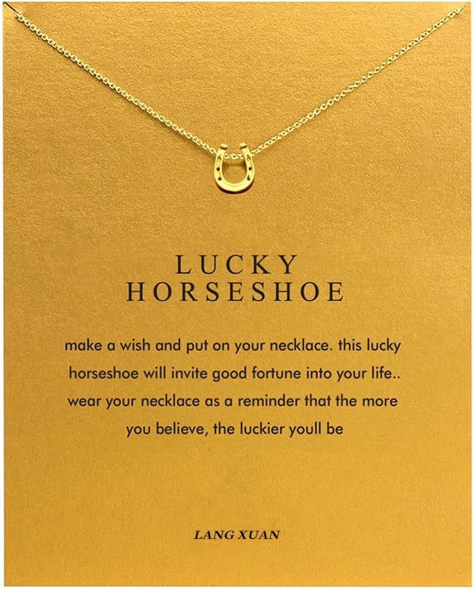 Friendship Anchor Compass Necklace Good Luck Elephant Pendant Chain ...