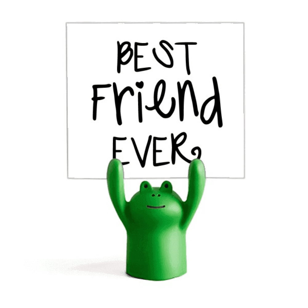 Friendship Best Friend Ever Words Quotes Memo Holder Cartoon Animal ...
