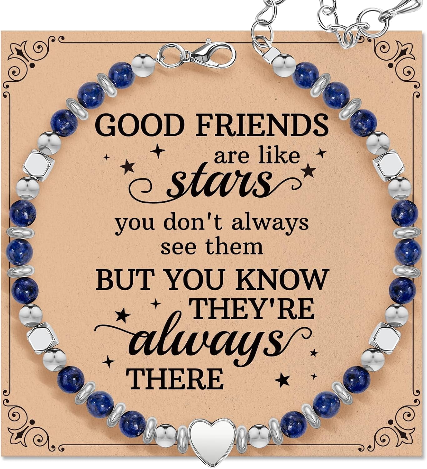 Friendship Bracelet Gifts for Women - Inspirational Natural Stone ...