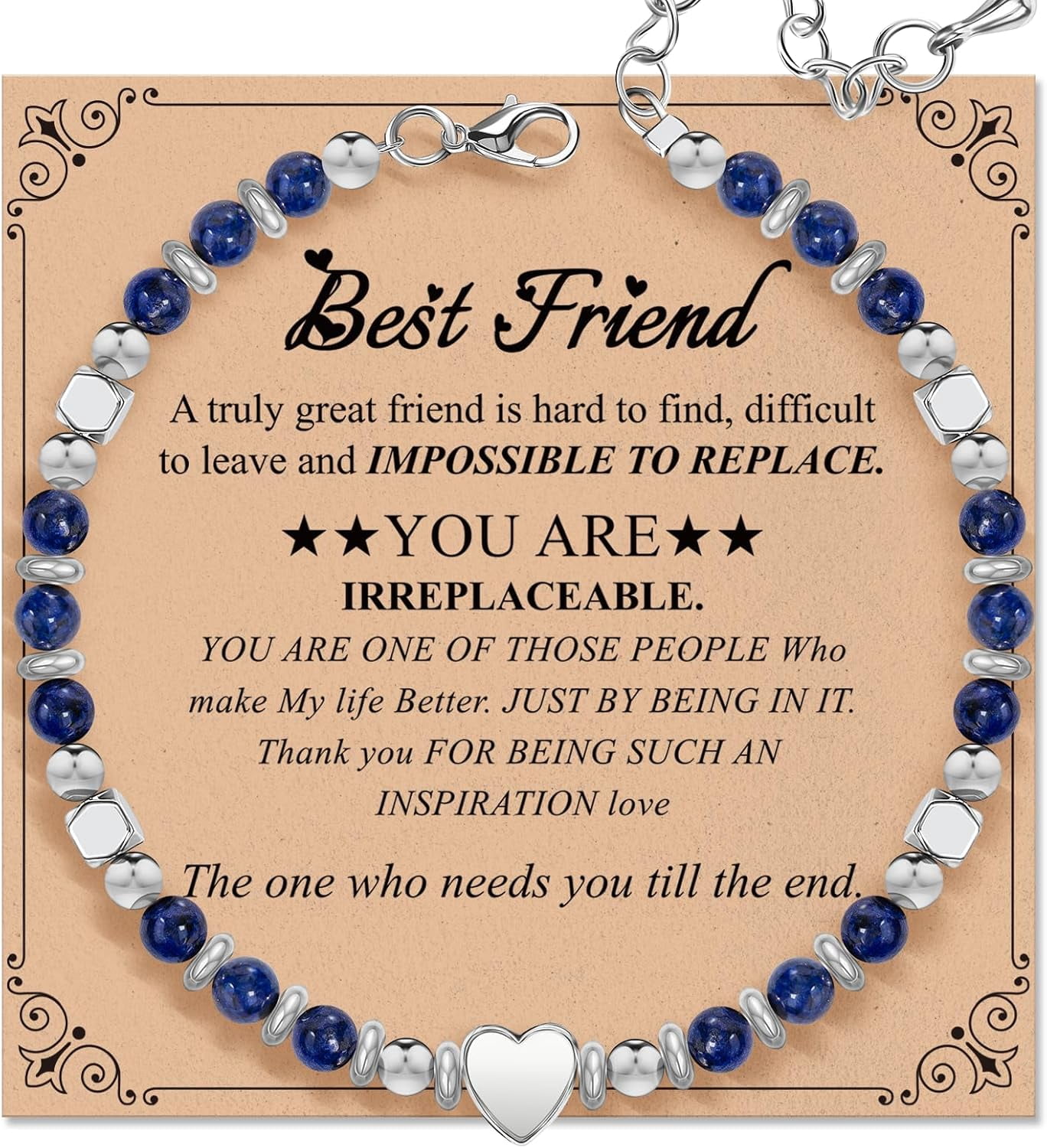 Friendship Bracelet Gifts for Women - Inspirational Natural Stone ...
