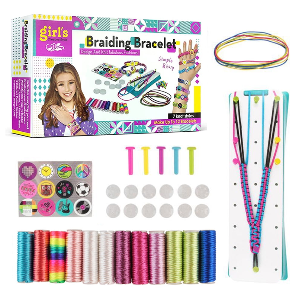 Friendship Bracelet Making Kit DIY Braiding Bracelet Making Kit Best ...