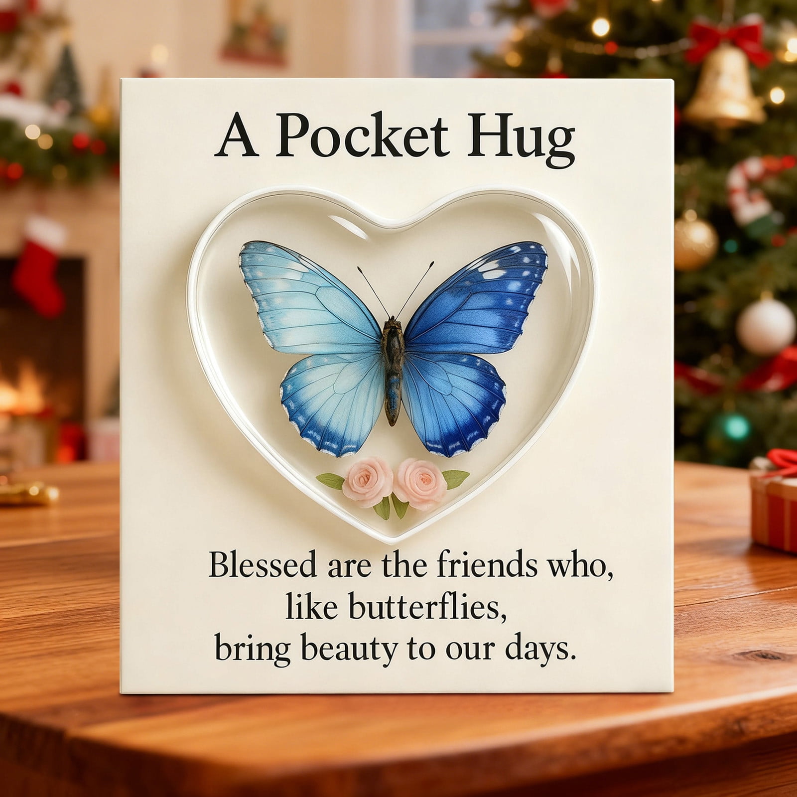 Friendship Butterfly Souvenir Pocket Hug Card - Butterfly Design ...