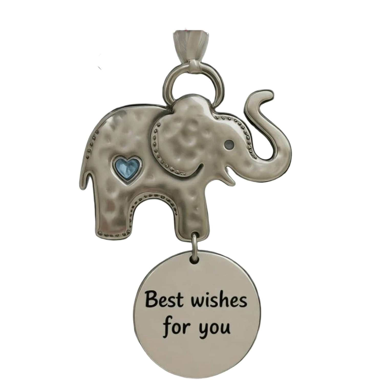 Friendship Christmas Ornament - Metal Elephant Tree Decor ...