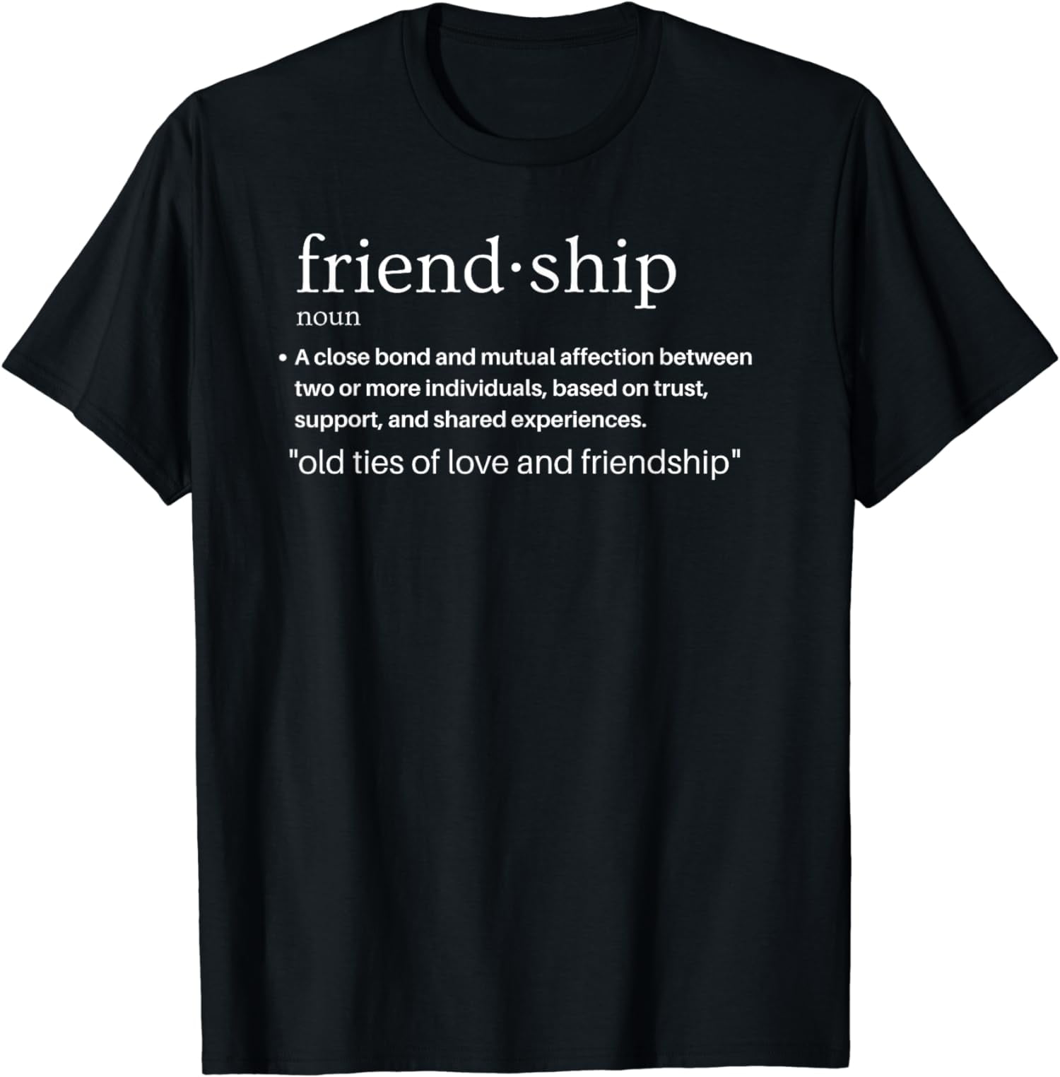 Friendship Definition T-Shirt - Walmart.com