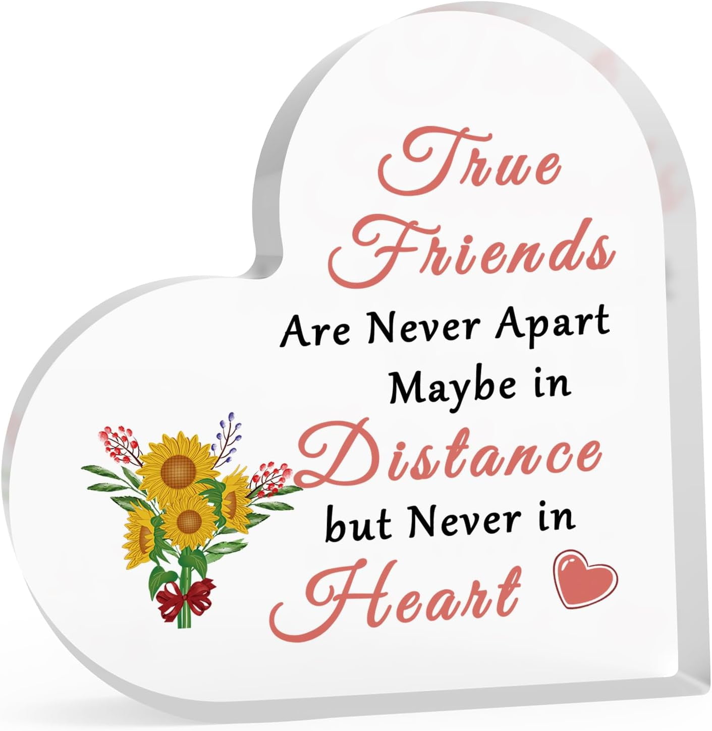 Friendship Gift for Sister Long Distance Friendship Gift Acrylic Sign ...