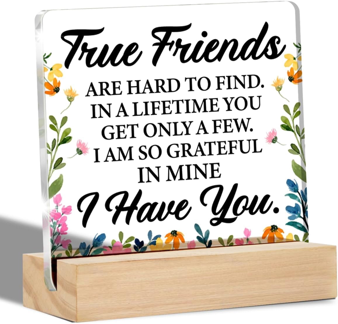 Friendship Gifts From Women Best Friends Bestie BFF, Friendship Clear ...