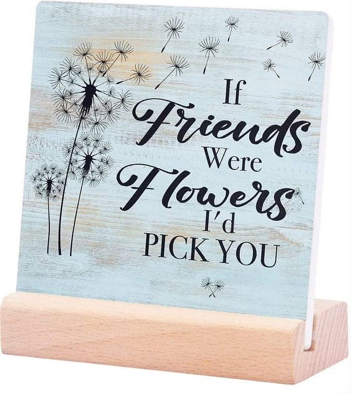 Friendship Gifts for Women Friends Best Friend Table Sign Plaque Desk ...
