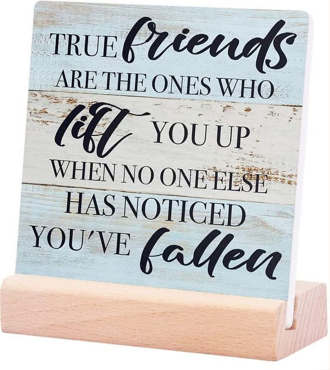 Friendship Gifts for Women Friends Best Friend Table Sign Plaque Desk ...