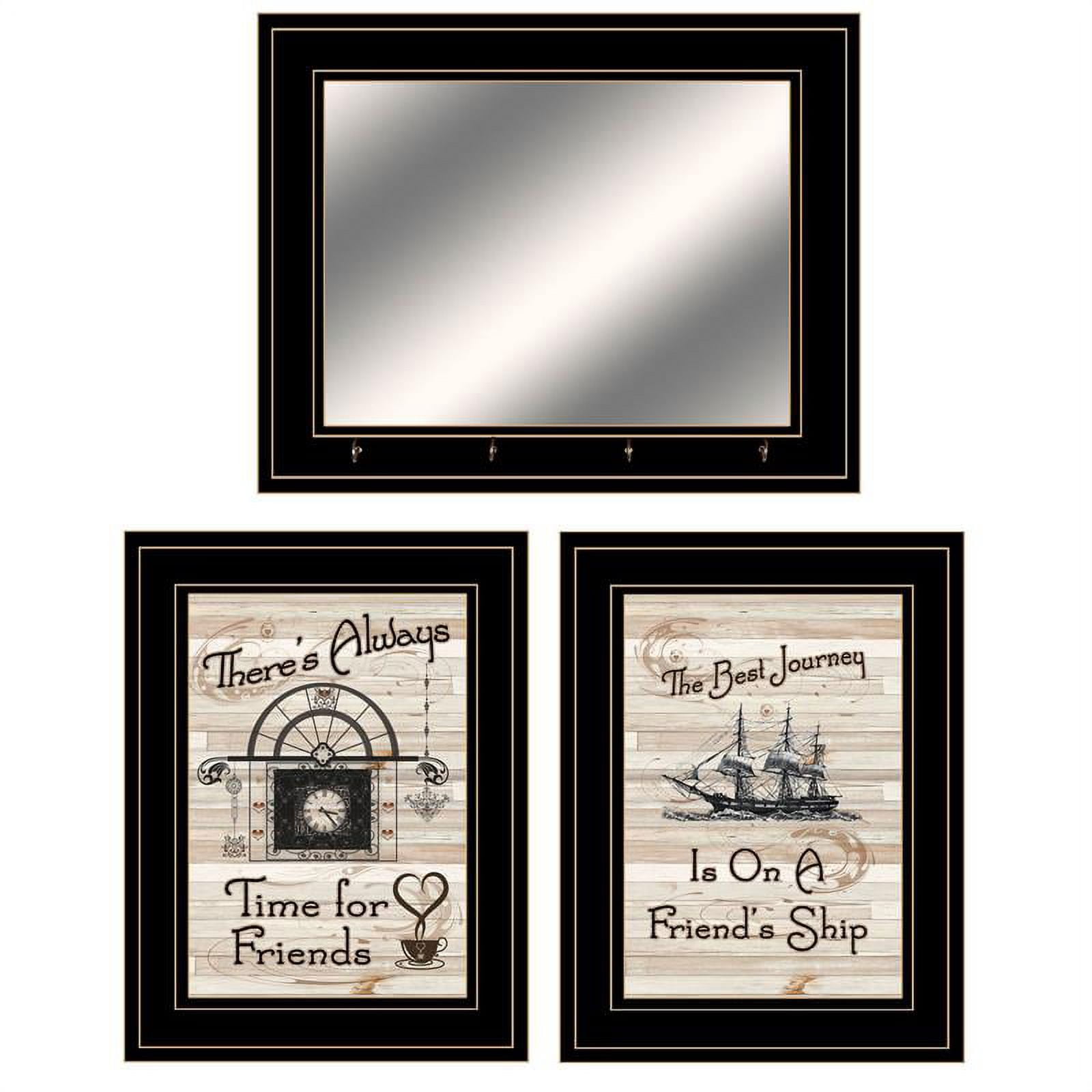 Friendship Journey By Trendy Decor4U Printed Wall Art Wood Multi-Color ...