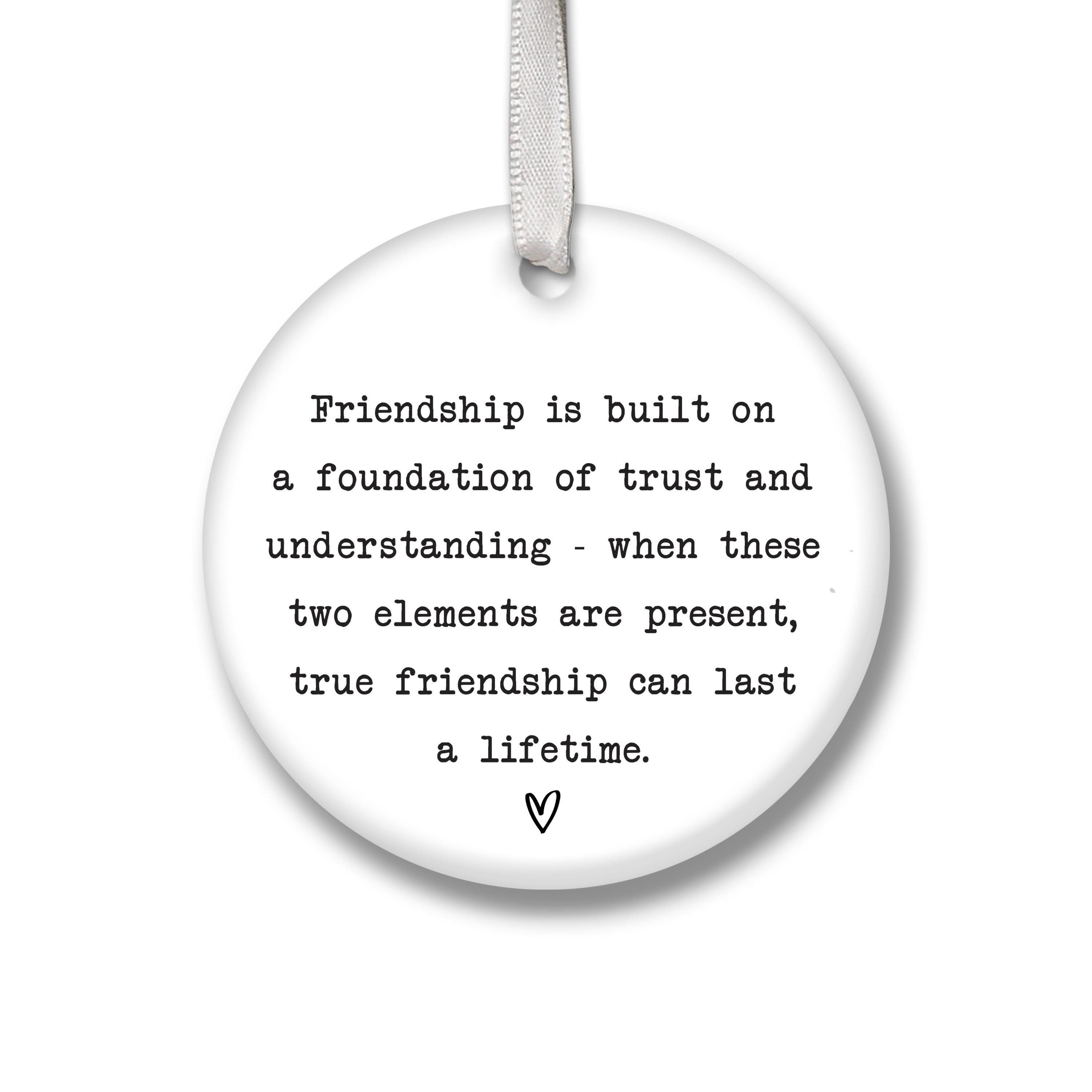 Friendship Letterbox Gift - Personalized Best Friend Ceramic Keepsake ...