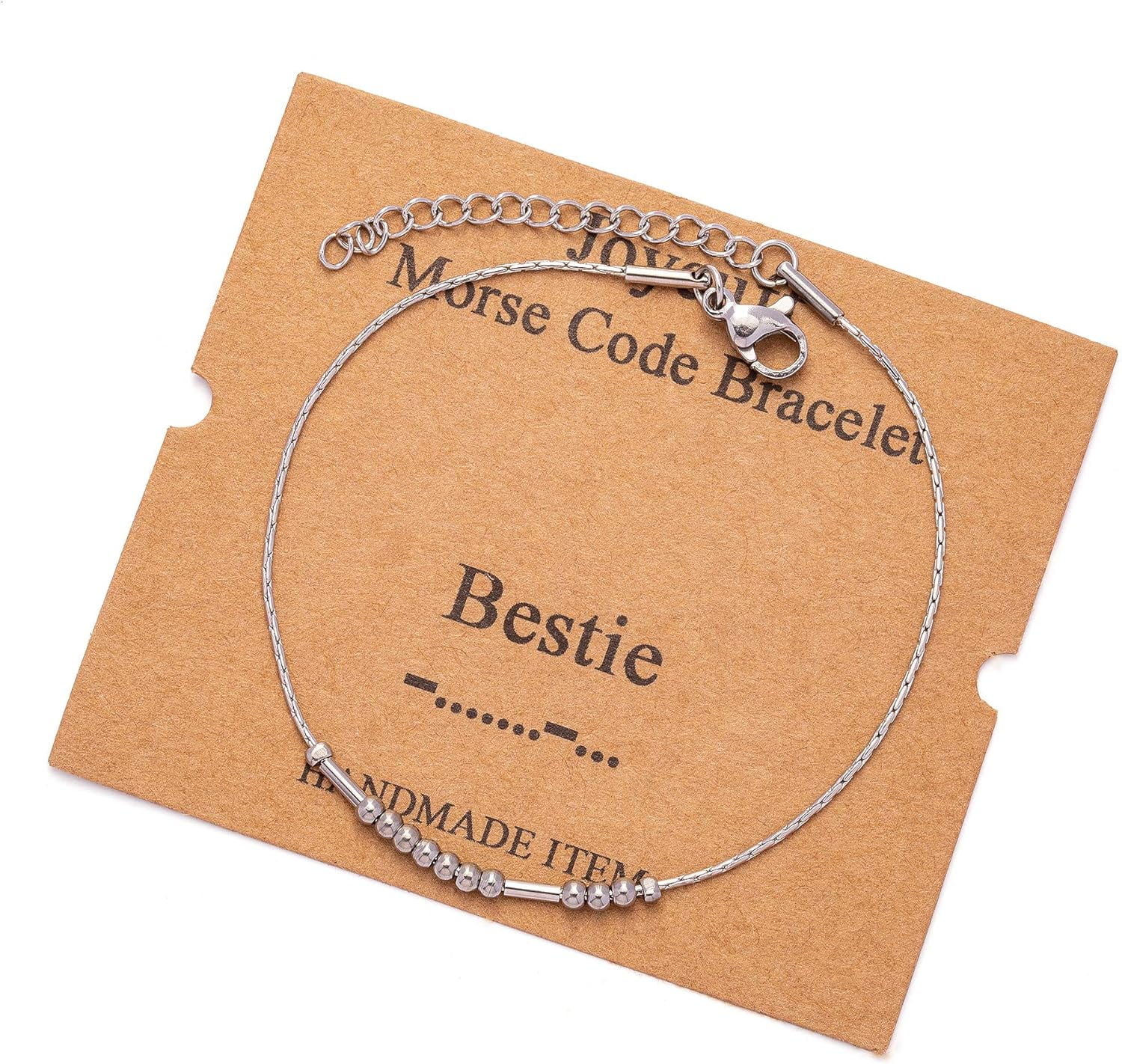 Friendship Morse Code Bracelets Inspirational Gifts For Best Friends Women Mother Daughter Aunt ...