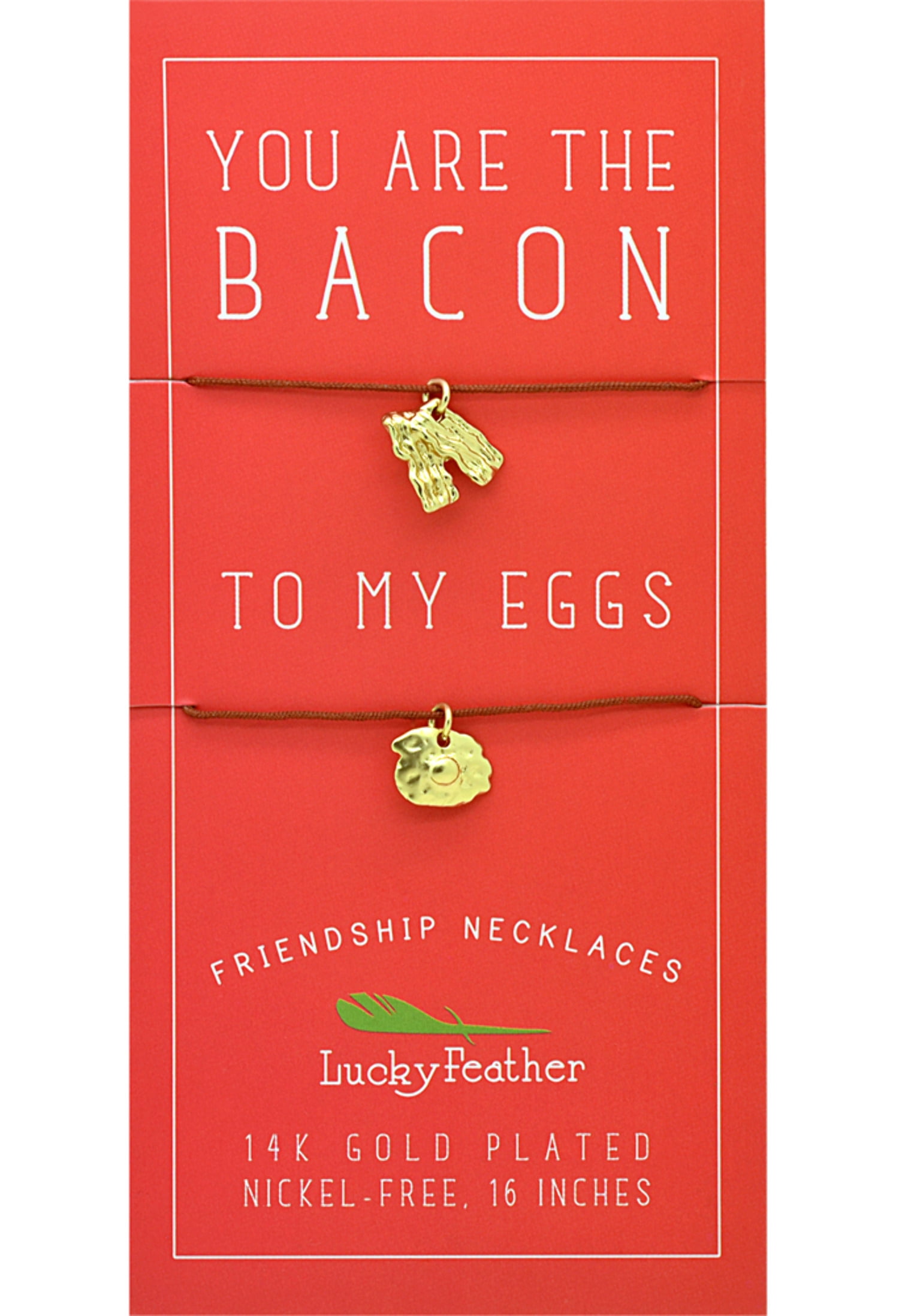 Friendship Necklace - Bacon/Eggs - Walmart.com