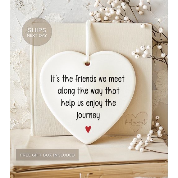 Friendship OrnamentThe Friends We Meet Along the Way Personalized ...