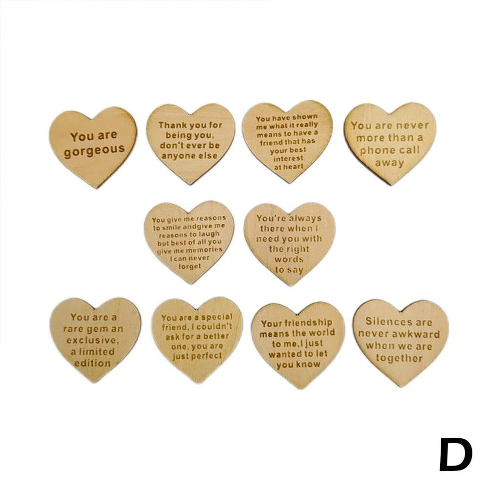 Friendship Wooden Hearts in The Box Reasons Why You are My Friend ...