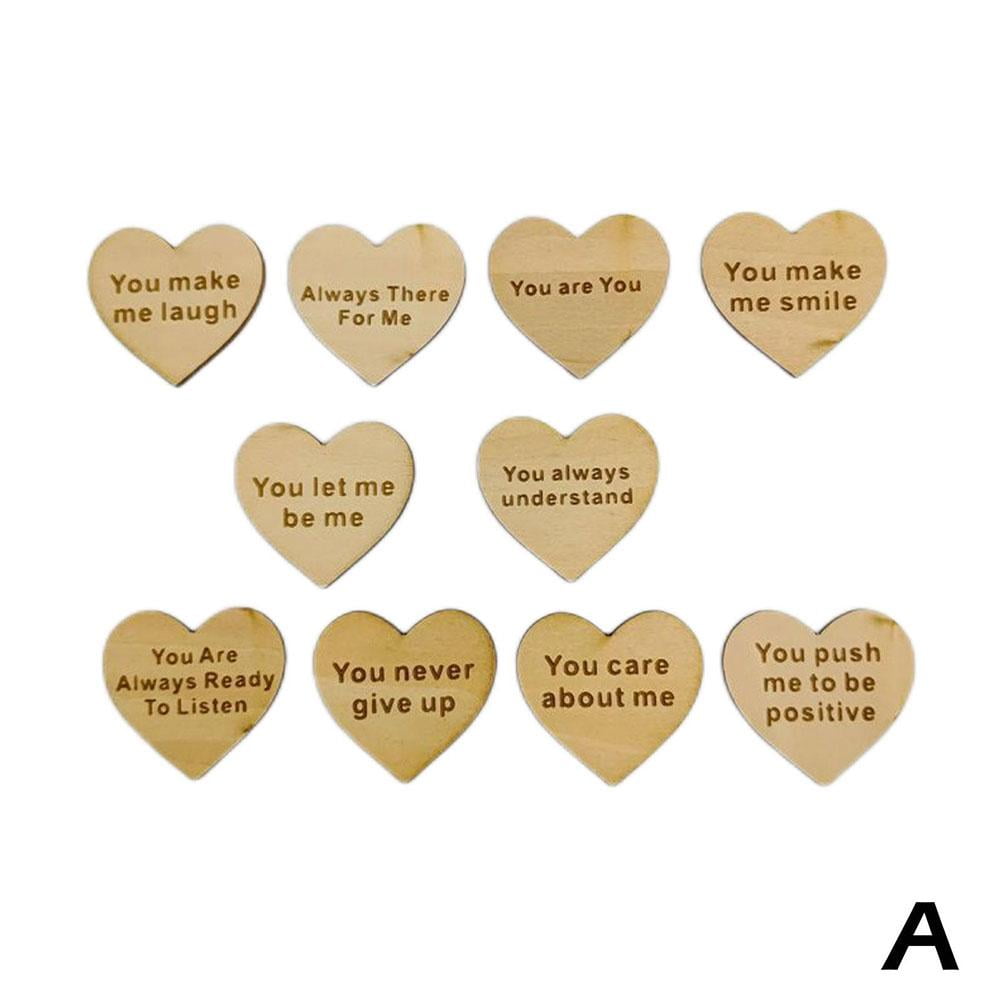 Friendship Wooden Hearts in The Box Reasons Why You are My Friend ...