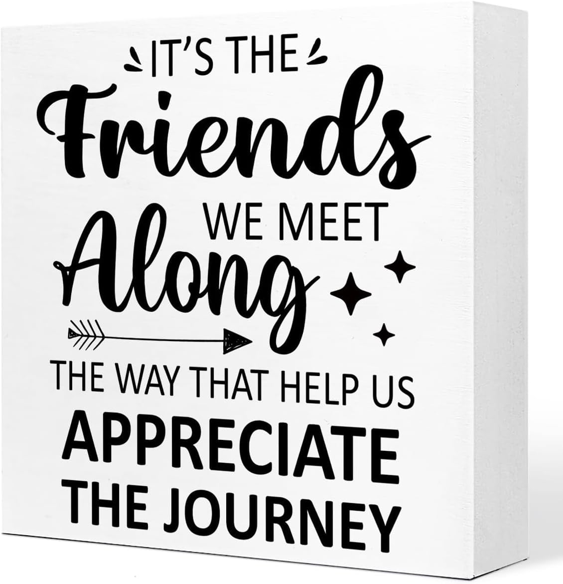 Friendship Wooden Signs,Inspirational Friends Gifts,Friendship Quotes ...
