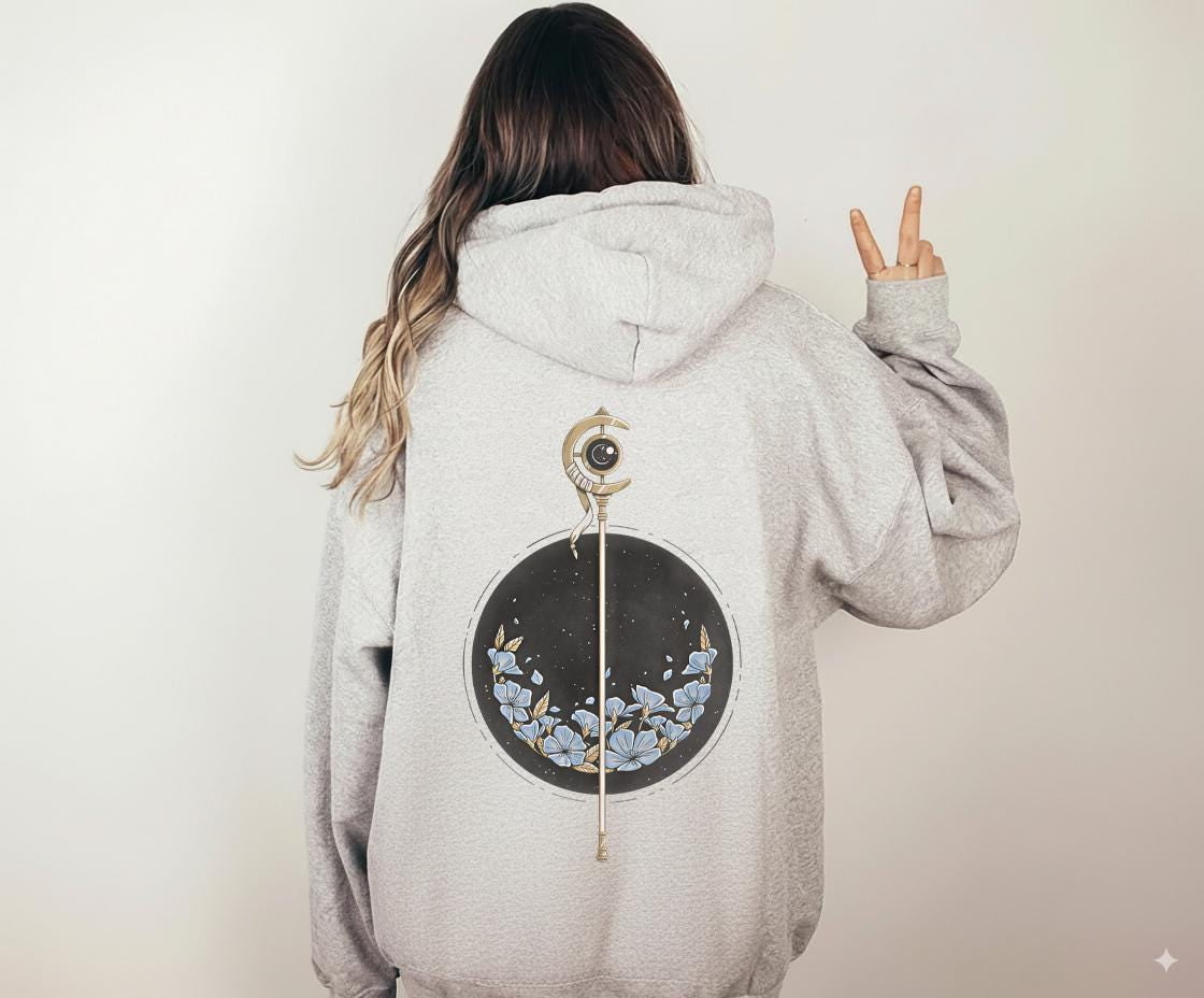 Frieren Anime Staff Hoodie, Cottagecore Elf Magic - Walmart.com