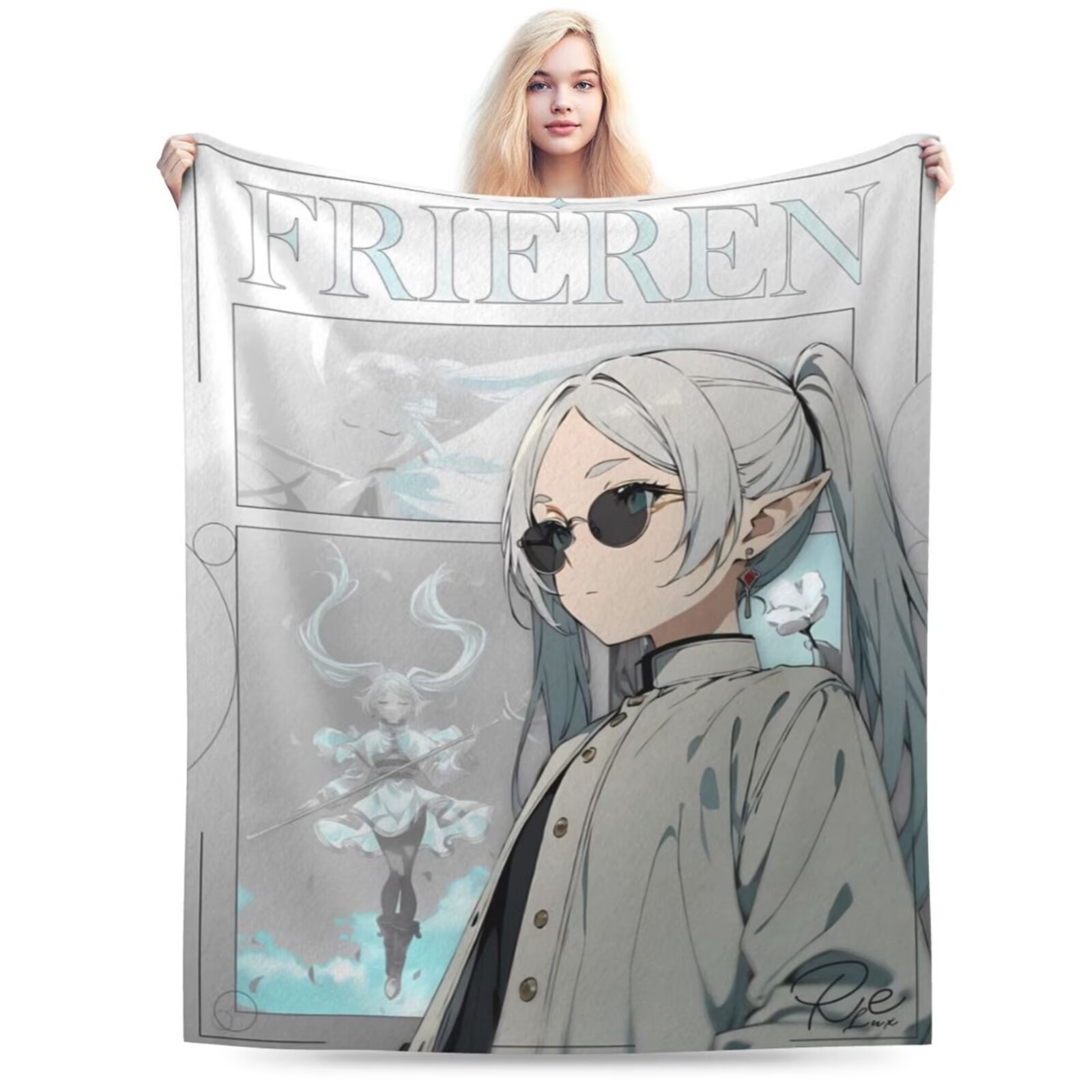 Frieren Beyond Journey’s End Blanket Gifts for Adults Soft Warm ...
