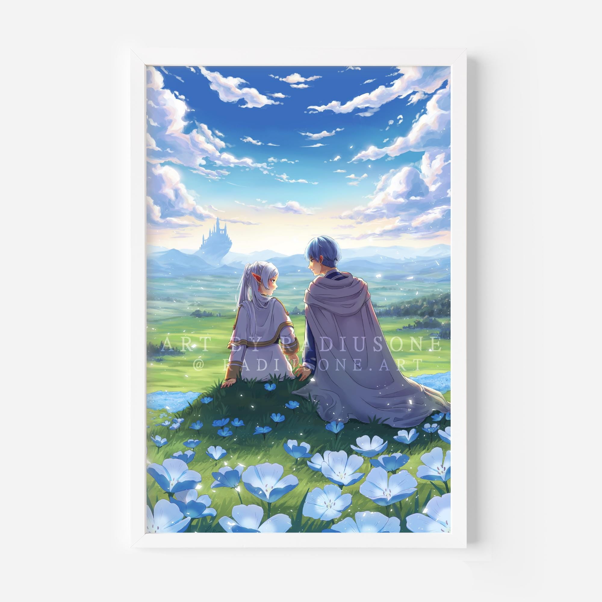 Frieren : Beyond Journey's End Fan Art Illustration Anime FREE RANDOM ...