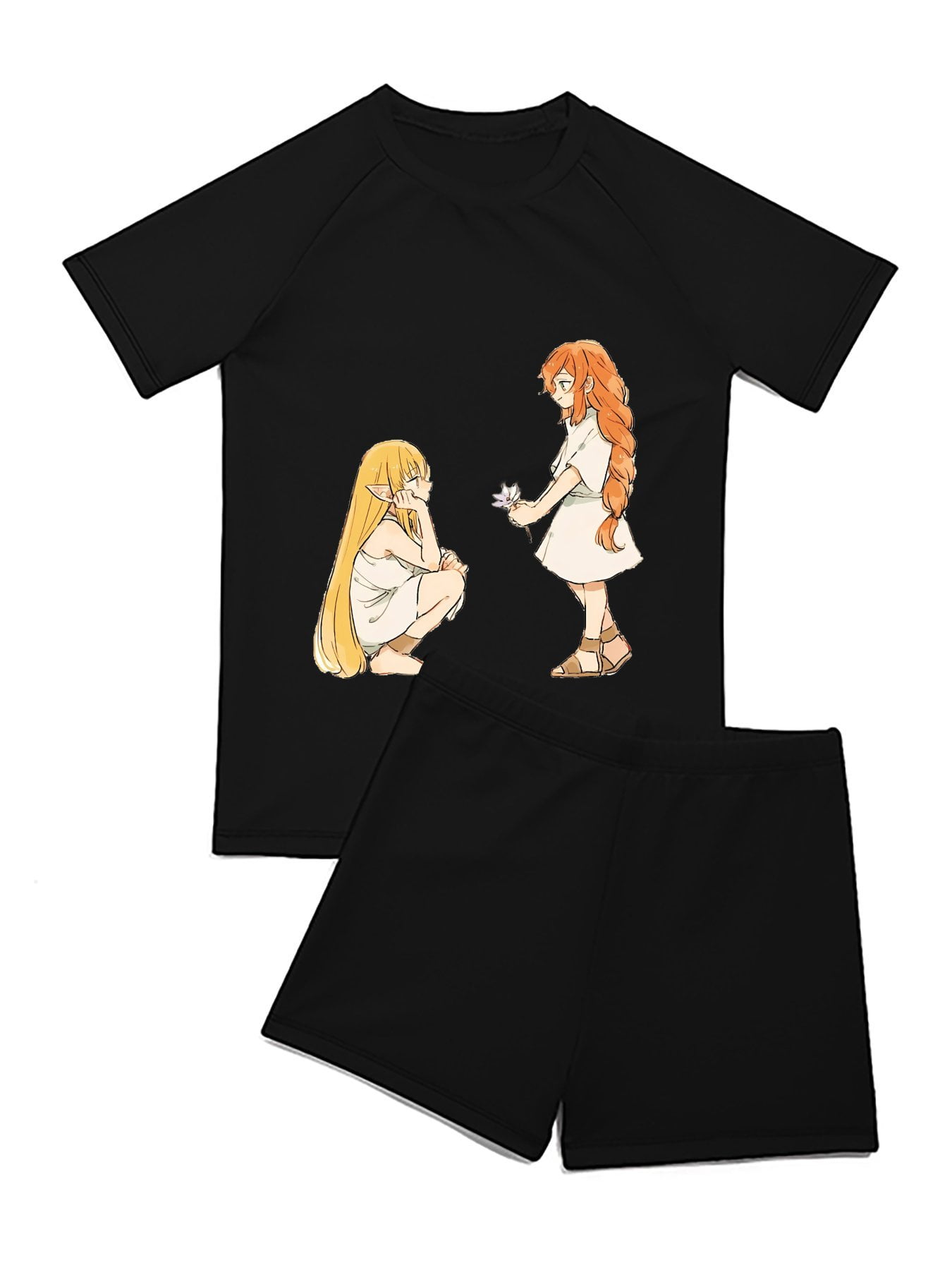 Frieren Beyond Journey’s End Short-Sleeved Swimsuit Set Small Body ...