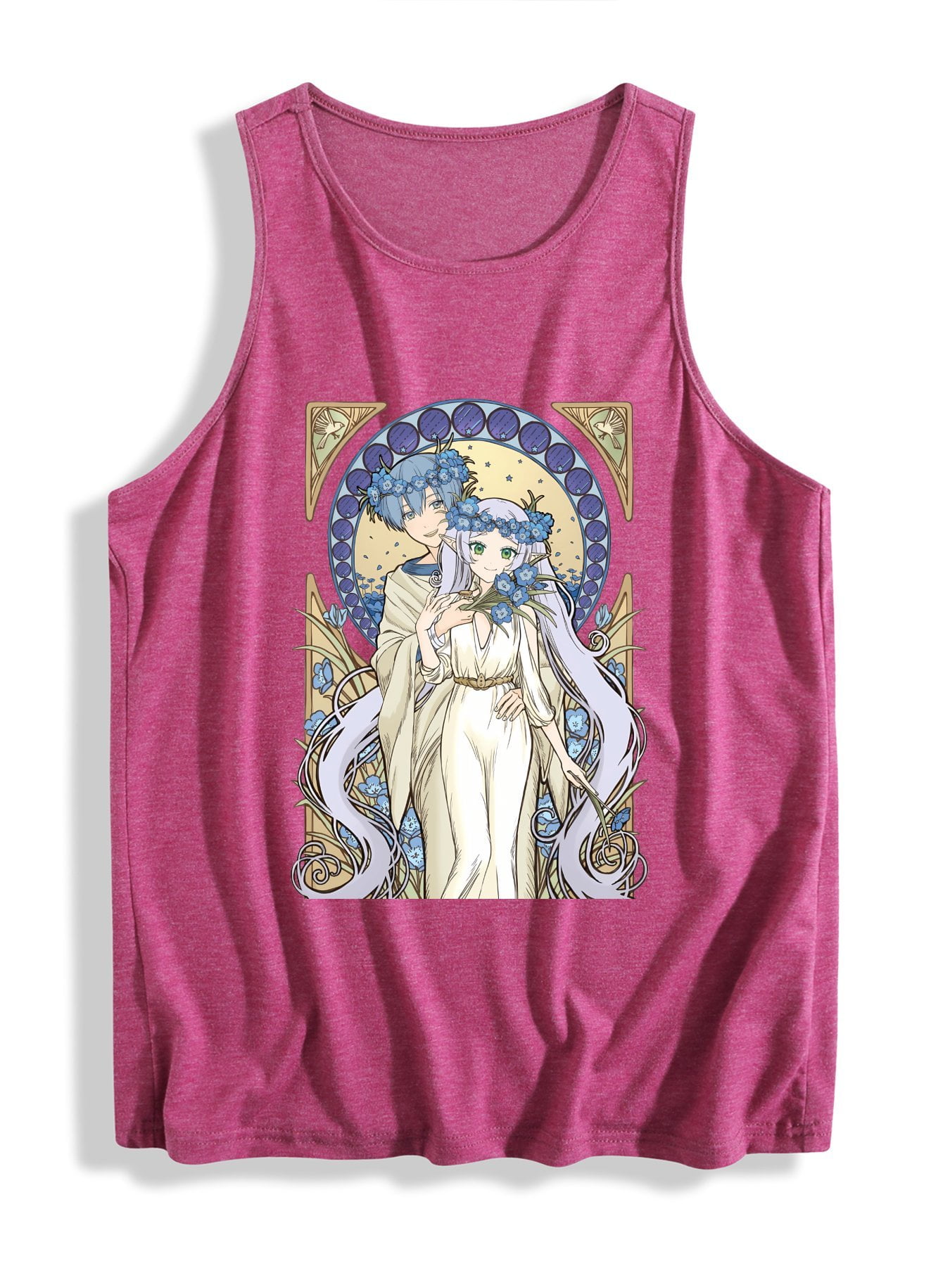 Frieren Beyond Journey’s End Sleeveless T-Shirt For Women Adult Heat ...