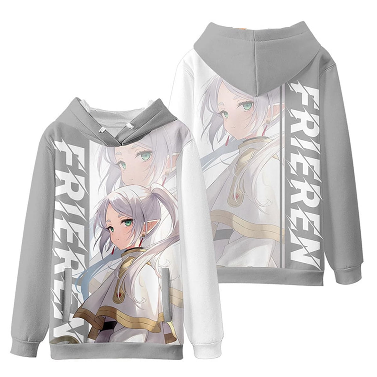 Frieren Beyond Journeys End Hoodies Anime Merch Casual Hooded ...