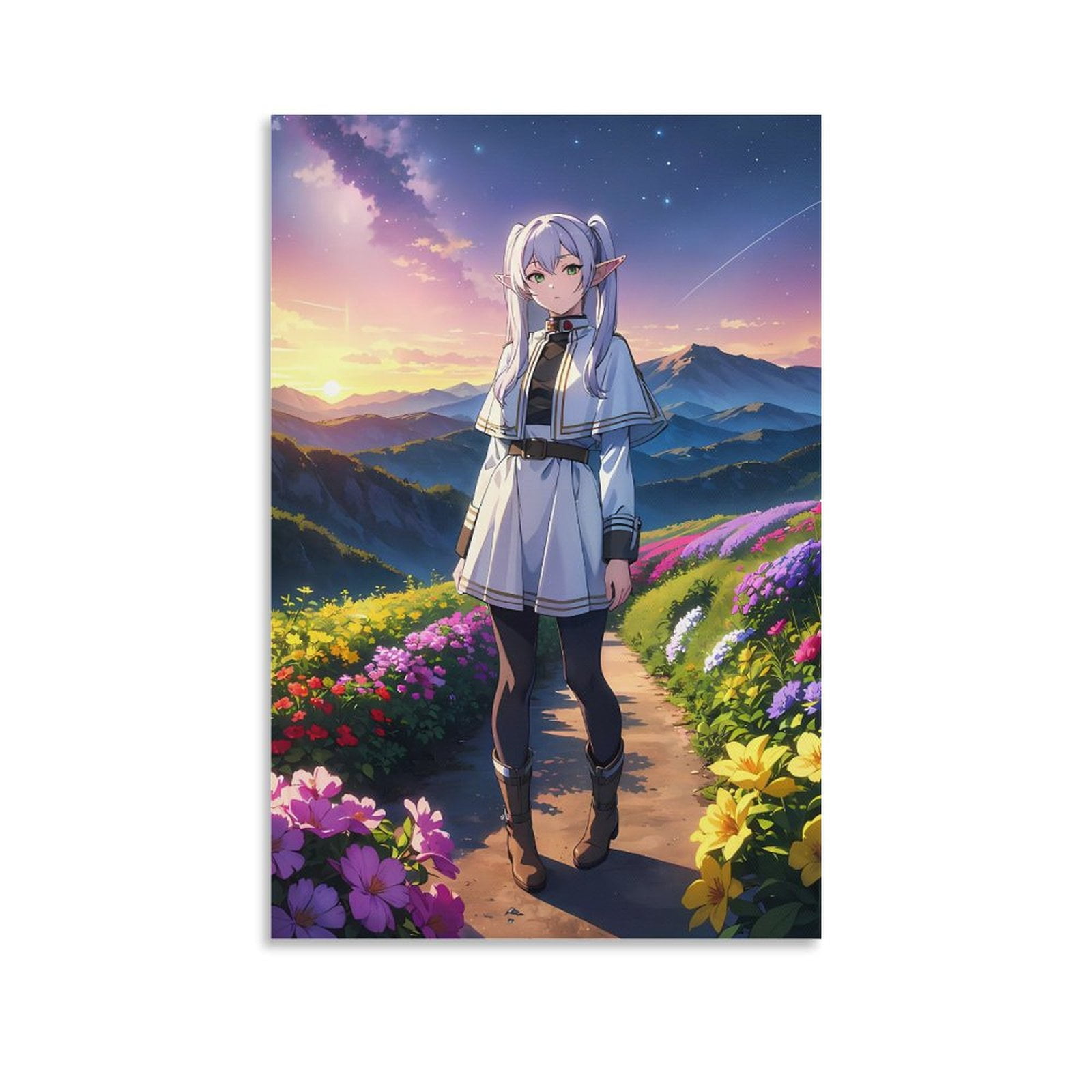 Frieren Comic Art Poster Print Photo Art Painting Canvas Poster Home ...