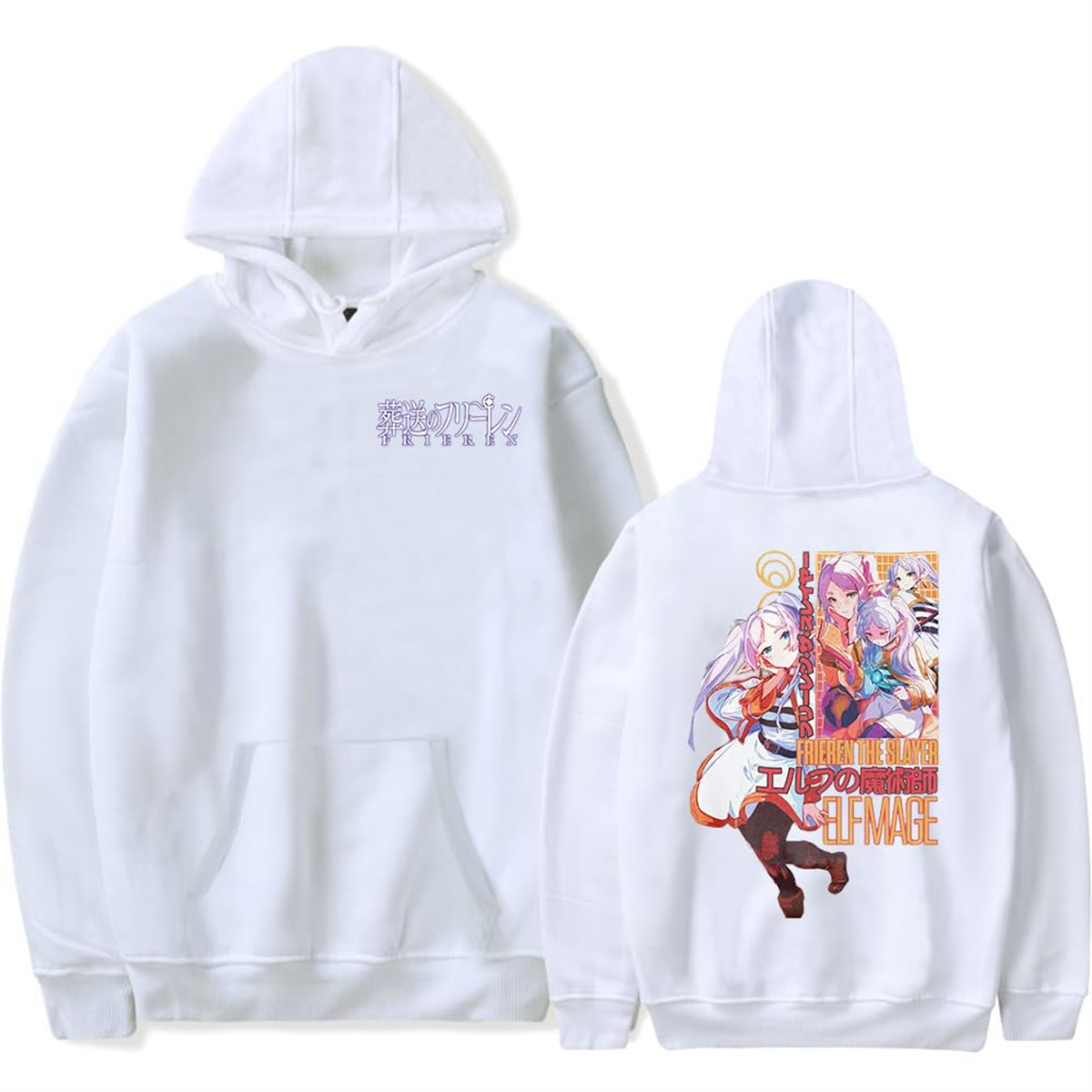 Frieren V2 Beyond Journey’s End Hoodies Anime Merch Casual Hooded ...