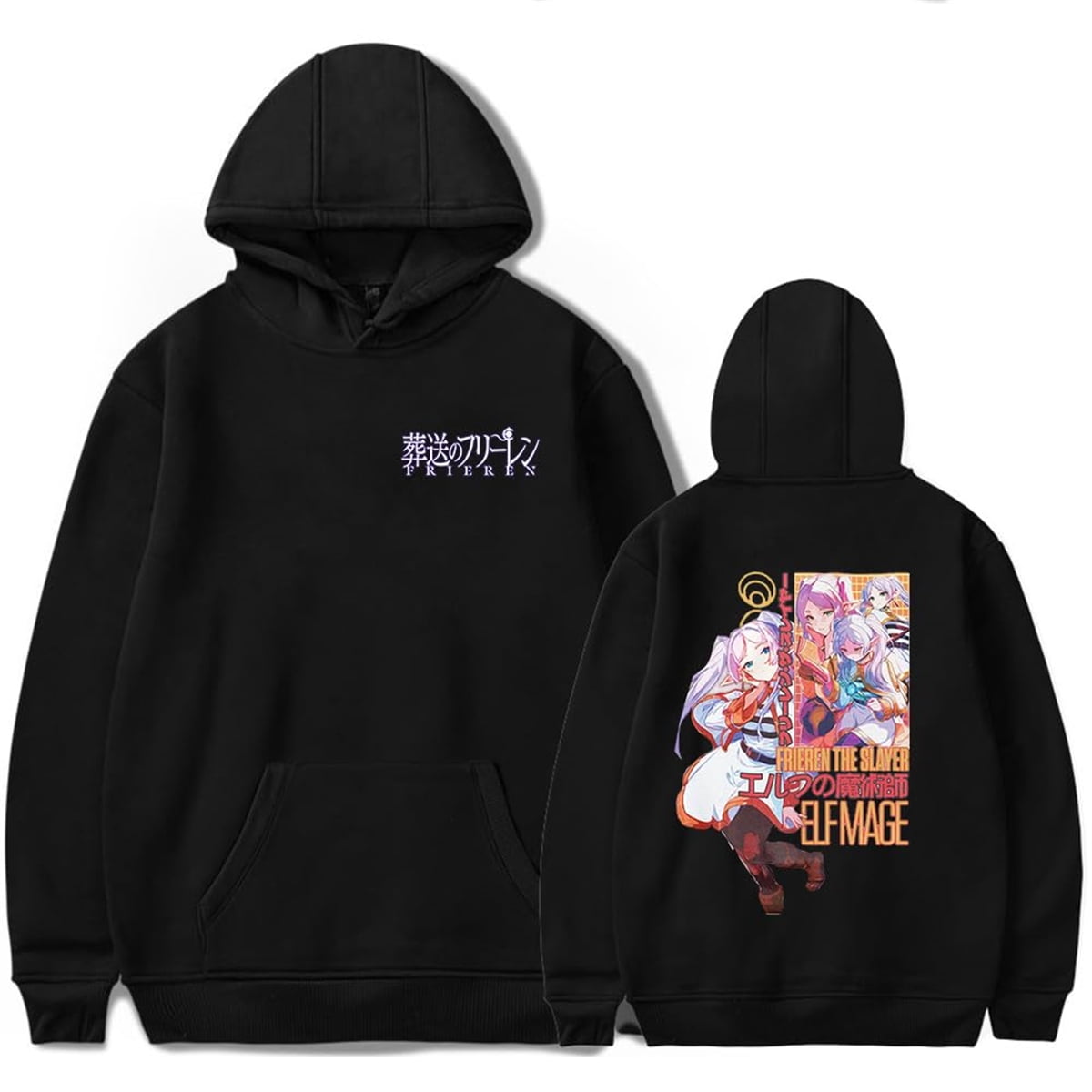 Frieren V2 Beyond Journey’s End Hoodies Anime Merch Casual Hooded ...