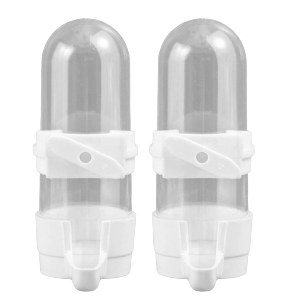 Frifer Bird Feeder for Cage Transparent Leakproof Bird Water Dispenser ...
