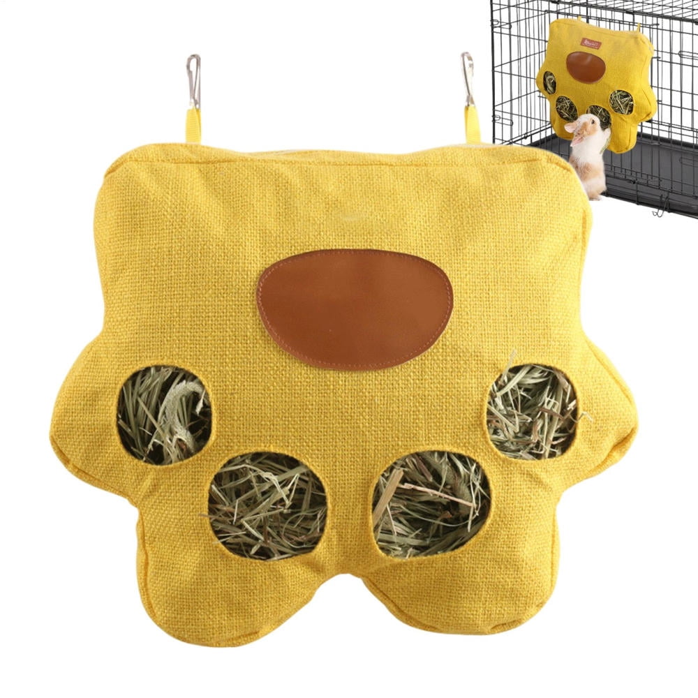 Frifer Bunny Hay Feeder Hay Feeder Storage 4-Hole Washable Snack Rack ...
