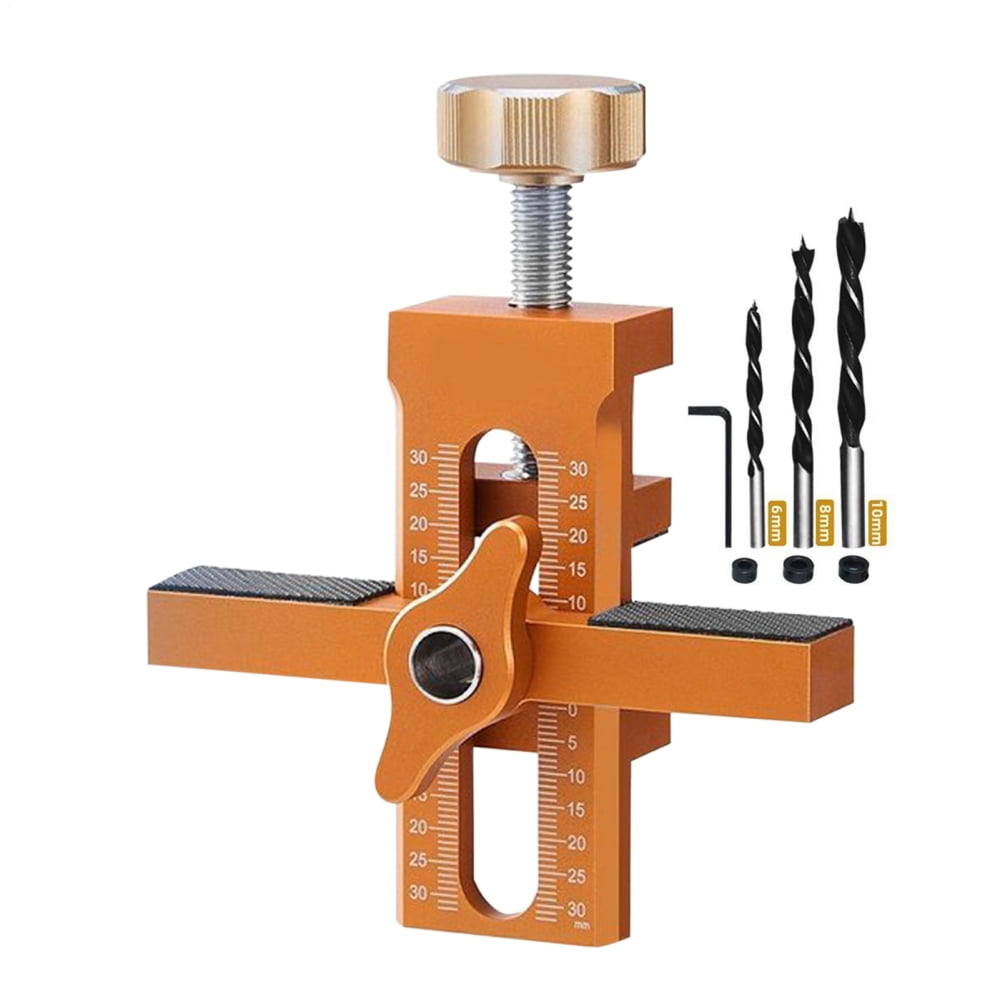 Frifer Cabinet Door Positioning Tool Aluminum Alloy Cabinet Door Handle Jig Heavy Duty Hole ...