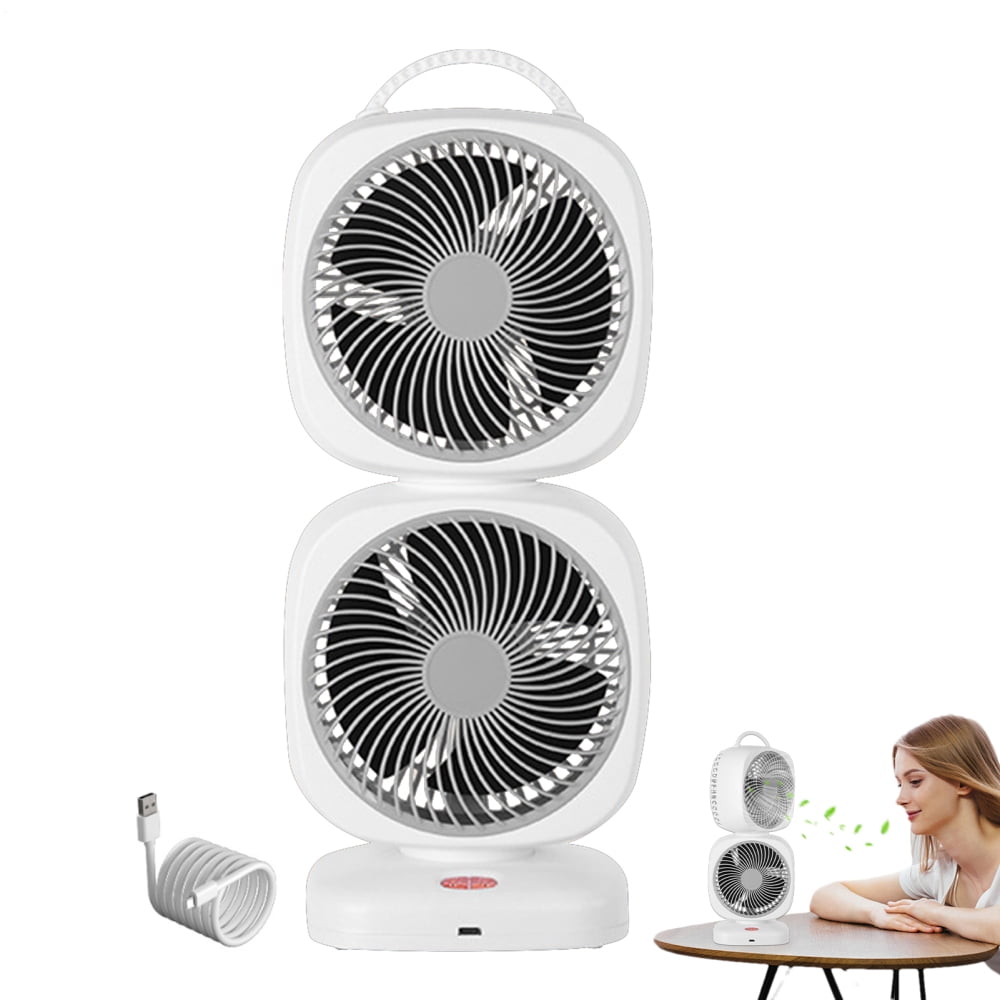 Frifer Desk Fans For Bedroom Desktop Fan 5 Speed Settings 350 Degrees ...