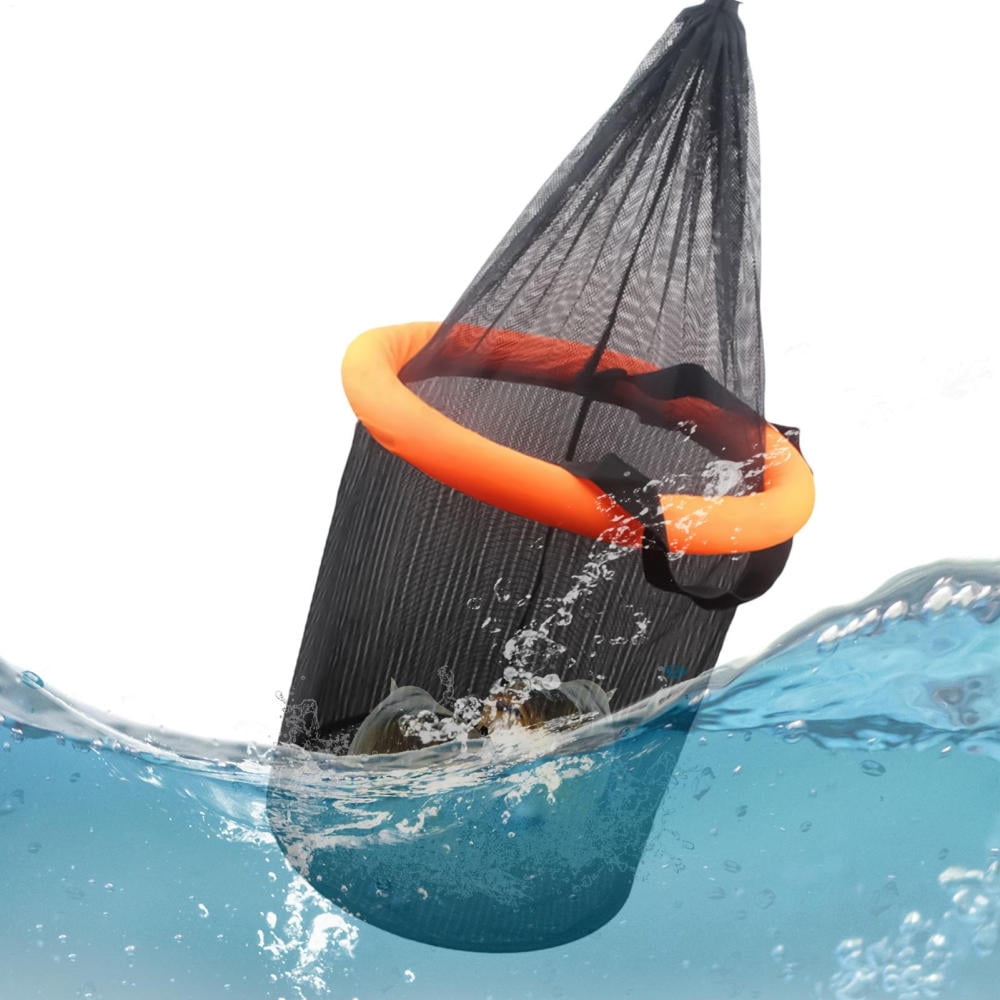 Frifer Floating Fish Basket Foldable Live Lure Net Cage Portable Fish ...