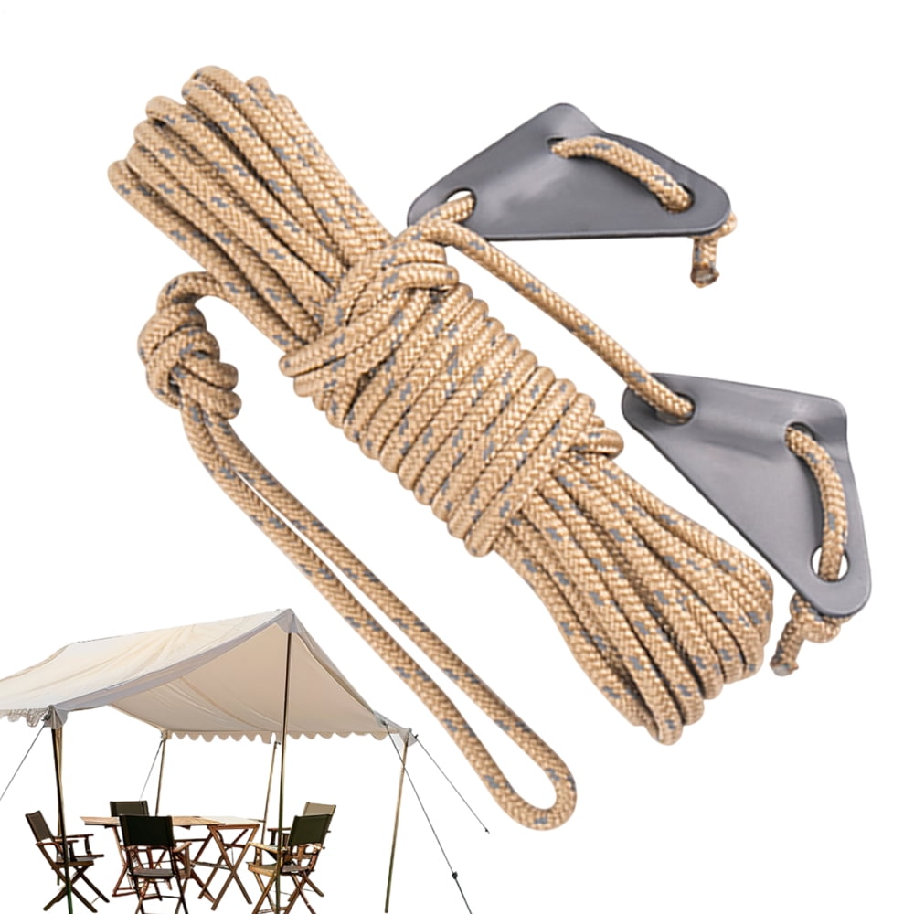 Frifer Heavy Duty Paracord Guy Lines Tent Cords Ropes 32.8Ft 5mm Heavy ...