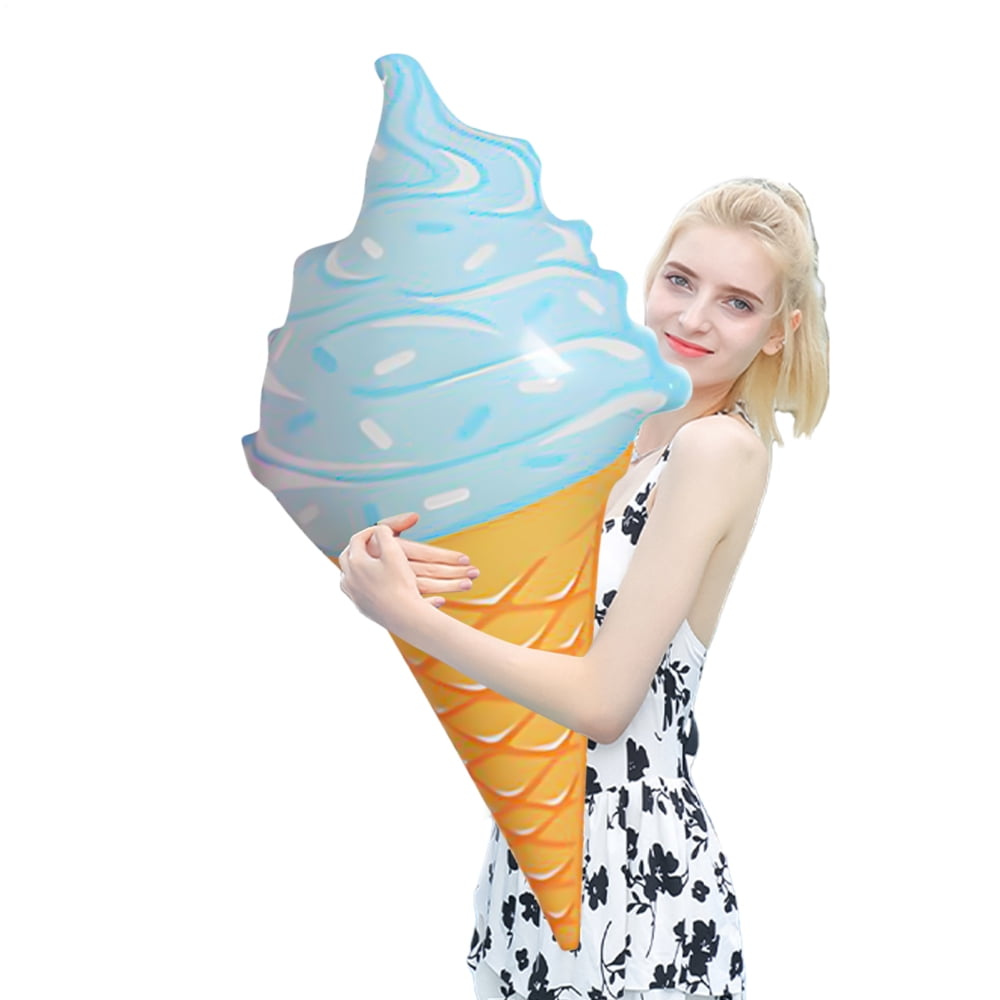 Frifer Ice Cream Pool Float Ice Cream Foil Balloons Novelty Toys Social ...