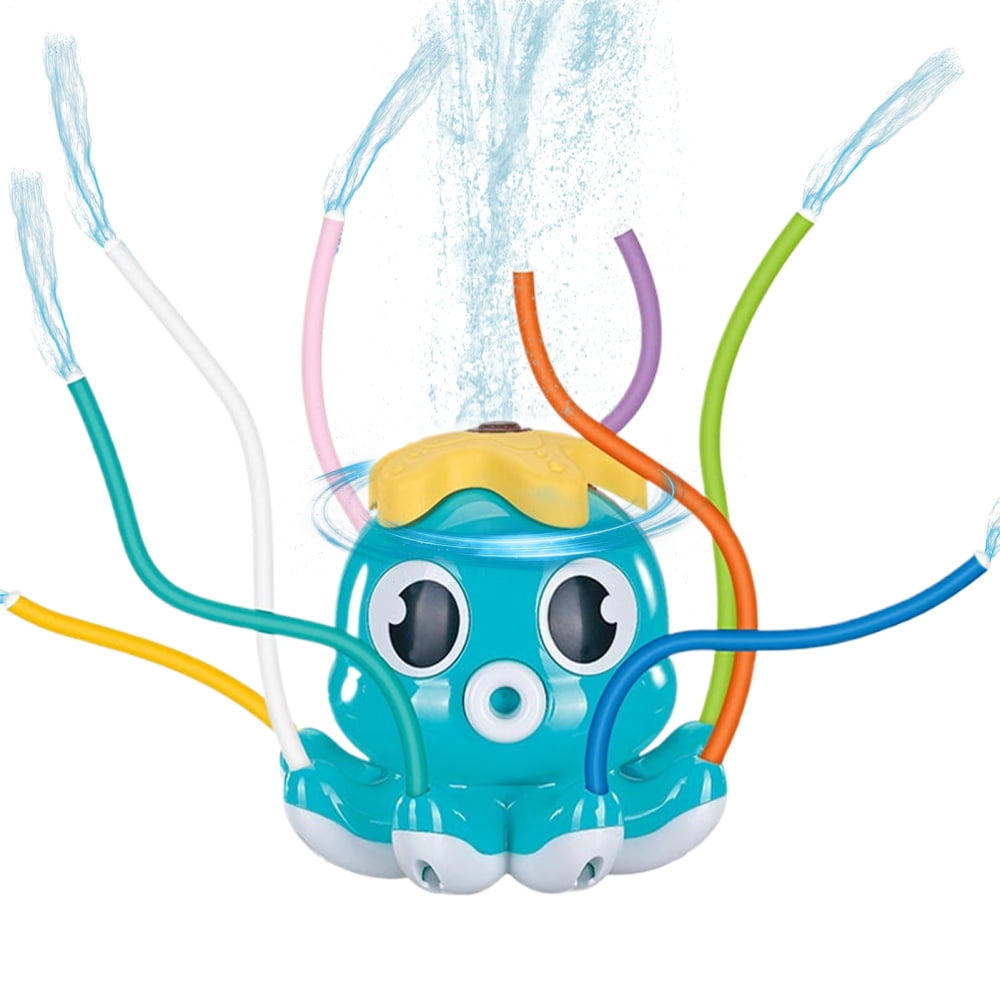 Frifer Kids Sprinklers for Yard Octopus-Shaped Yard Sprinkler with 8 ...