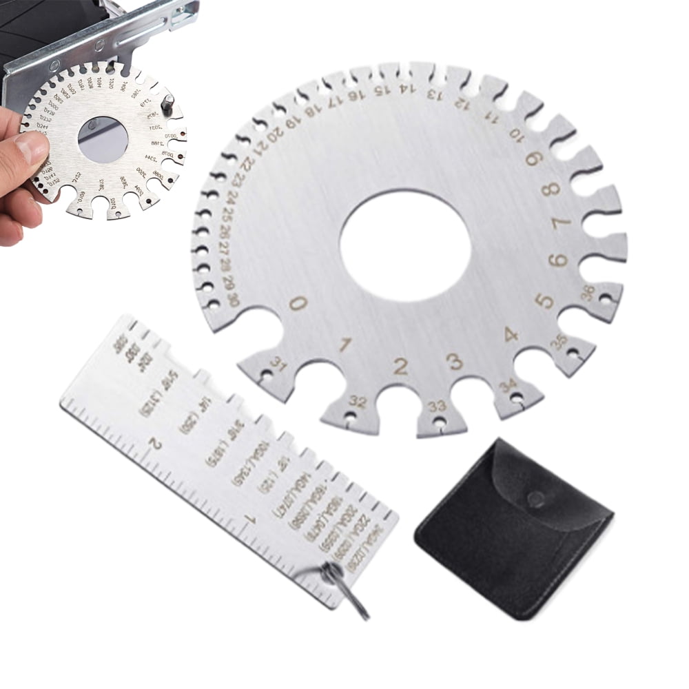 Frifer Metal Gauge Thickness Tool Engraved Steel Sheet Metal Gauge ...