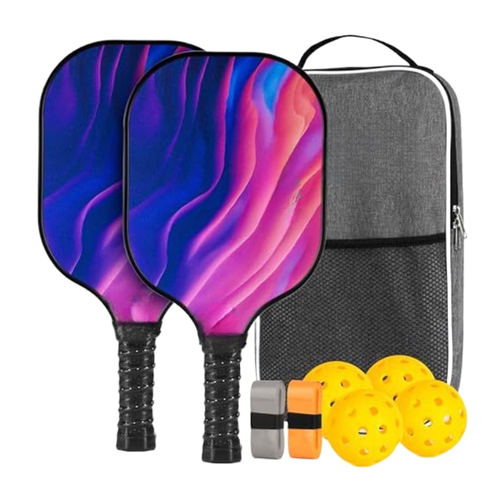 Frifer Pickleball Paddle Set Ball Play Paddle Set Fiberglass ...
