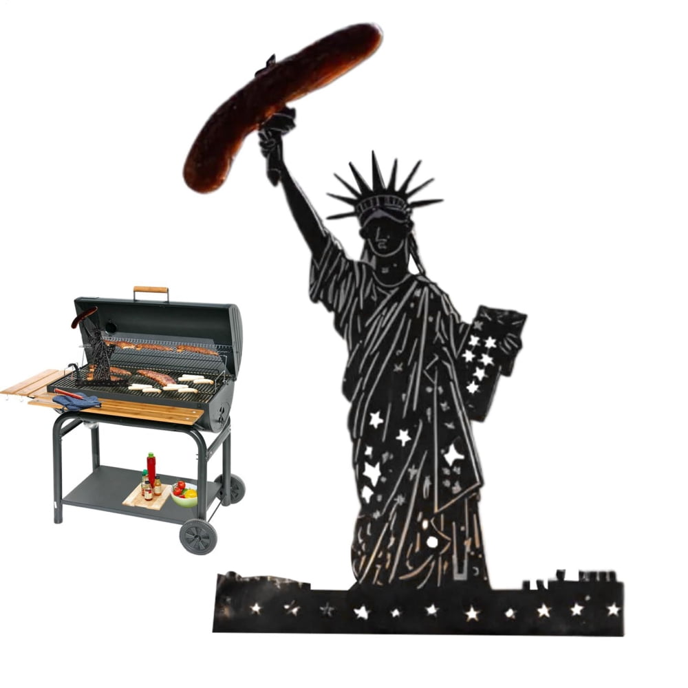 Frifer Sausage Holder for Grill Iron BBQ Grill Hot Dog Rack Sausage ...