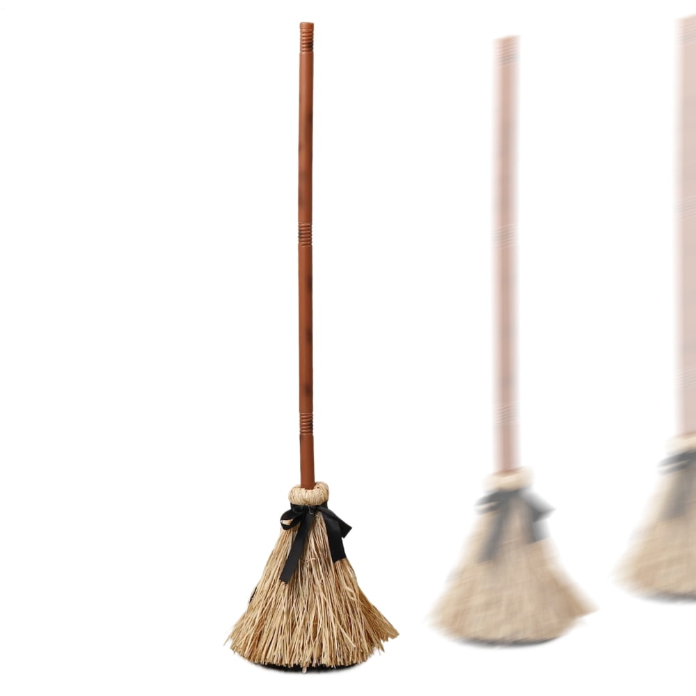 Frifer Witch Broom Decor Floating Broom Light Up Animated Floating ...