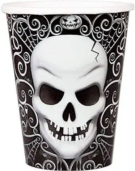 Fright Night 9 oz Cups (18 Count) - Halloween Party Supplies - Walmart ...