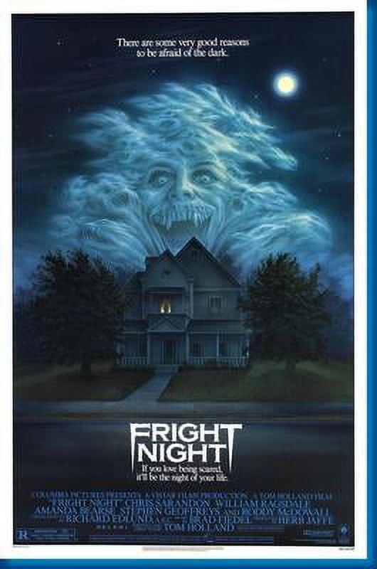 Fright Night Movie Poster Art Decor Art Poster 24x36 Multi-Color Square ...
