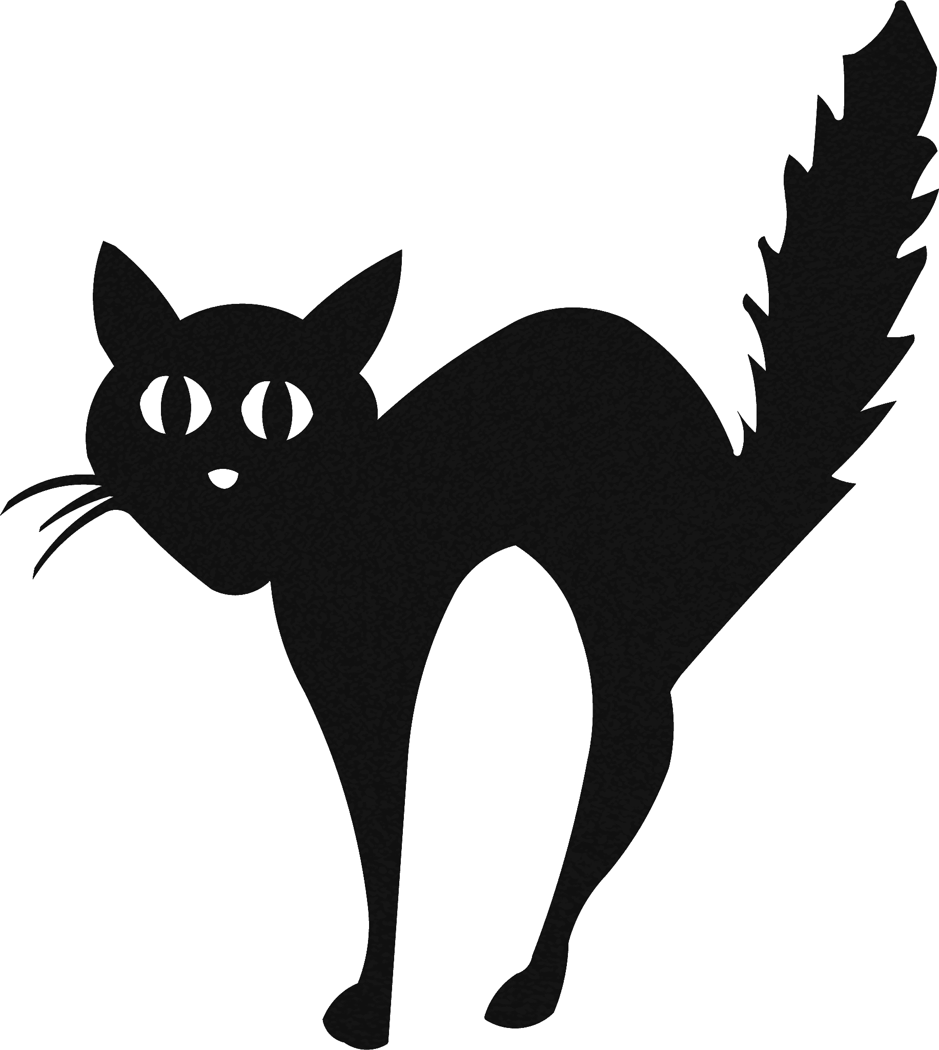 Frightened Cat - Metal Wall Art - Walmart.com