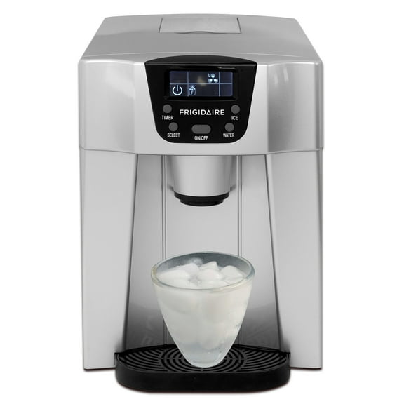 Frigidaire, 26 Lbs. Countertop Ice Maker, Bullet Shaped Ice, White ...